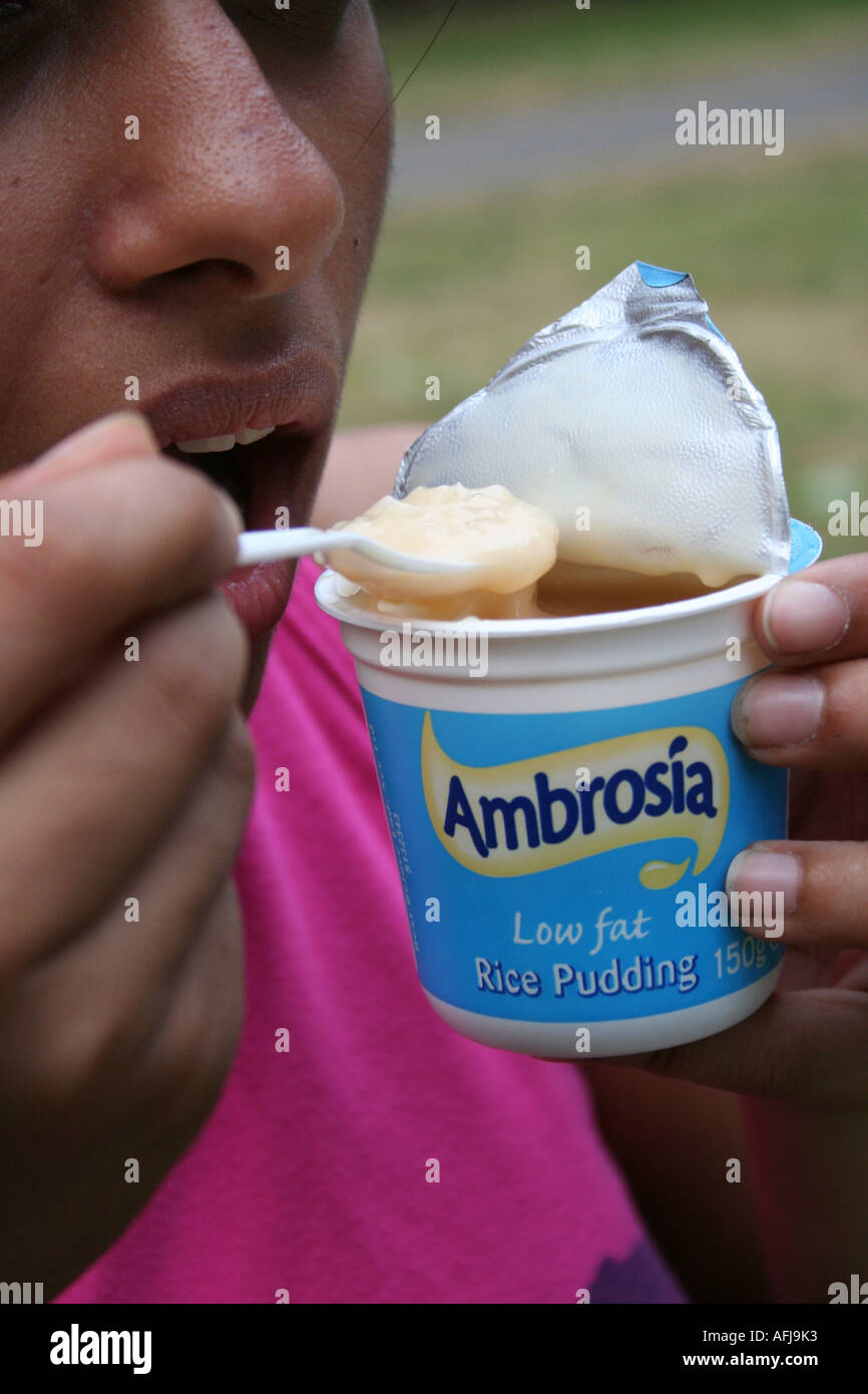 Ambrosia rice pudding hi-res stock photography and images - Alamy