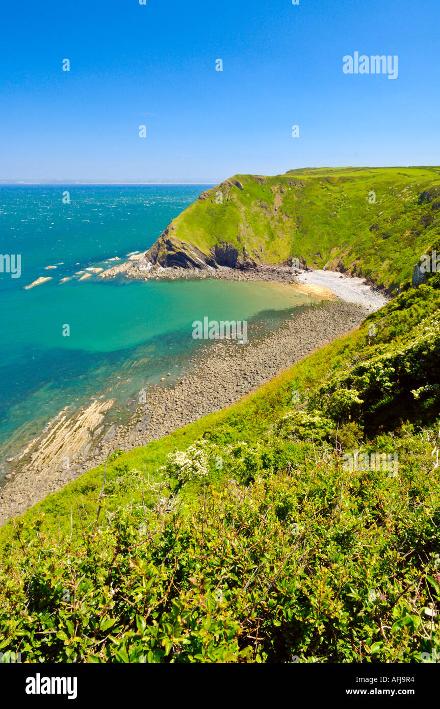 Shipload Bay near Hartland Point on the South West Coast Path, Devon ...