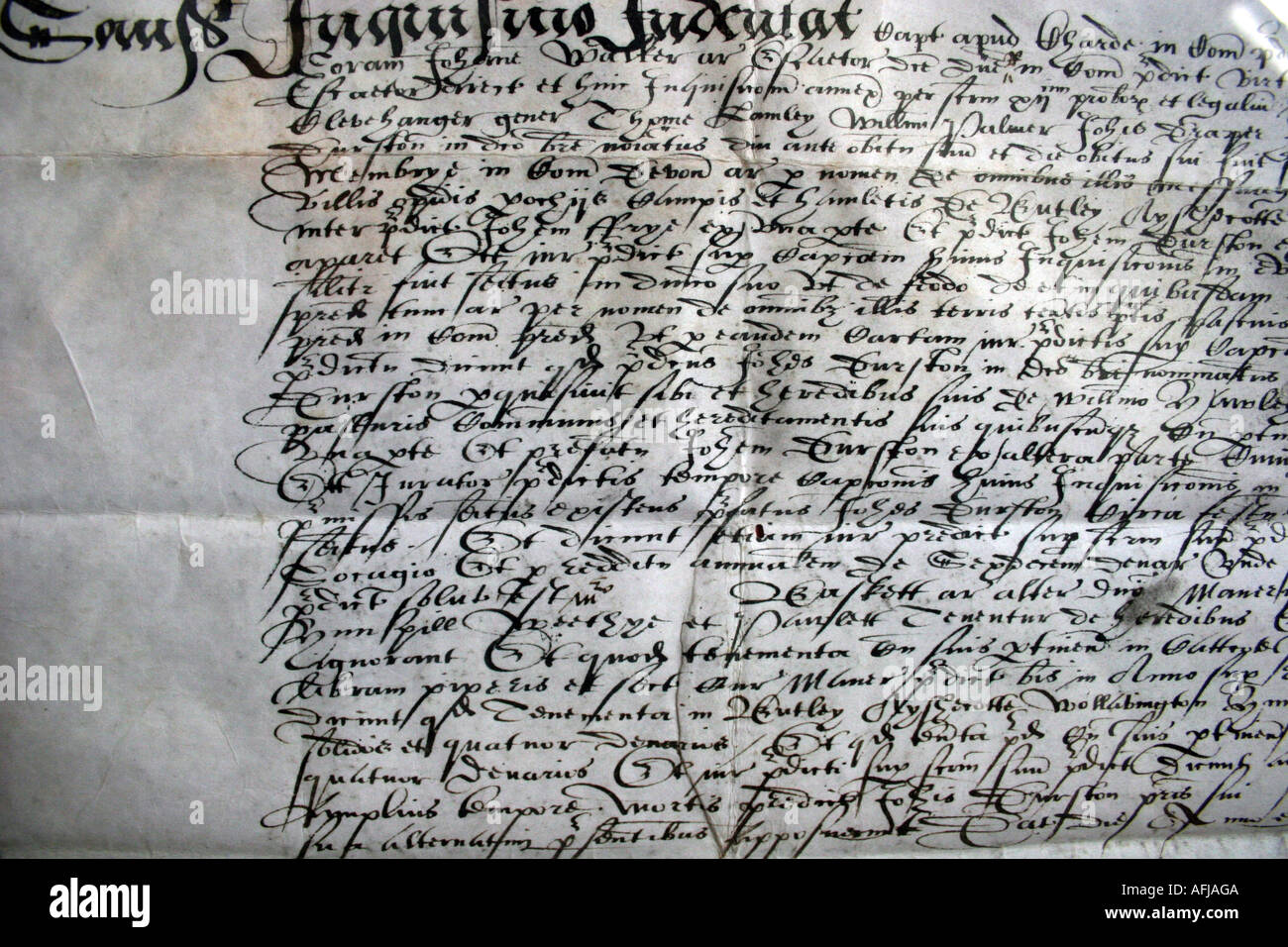 Old hand written document Stock Photo - Alamy