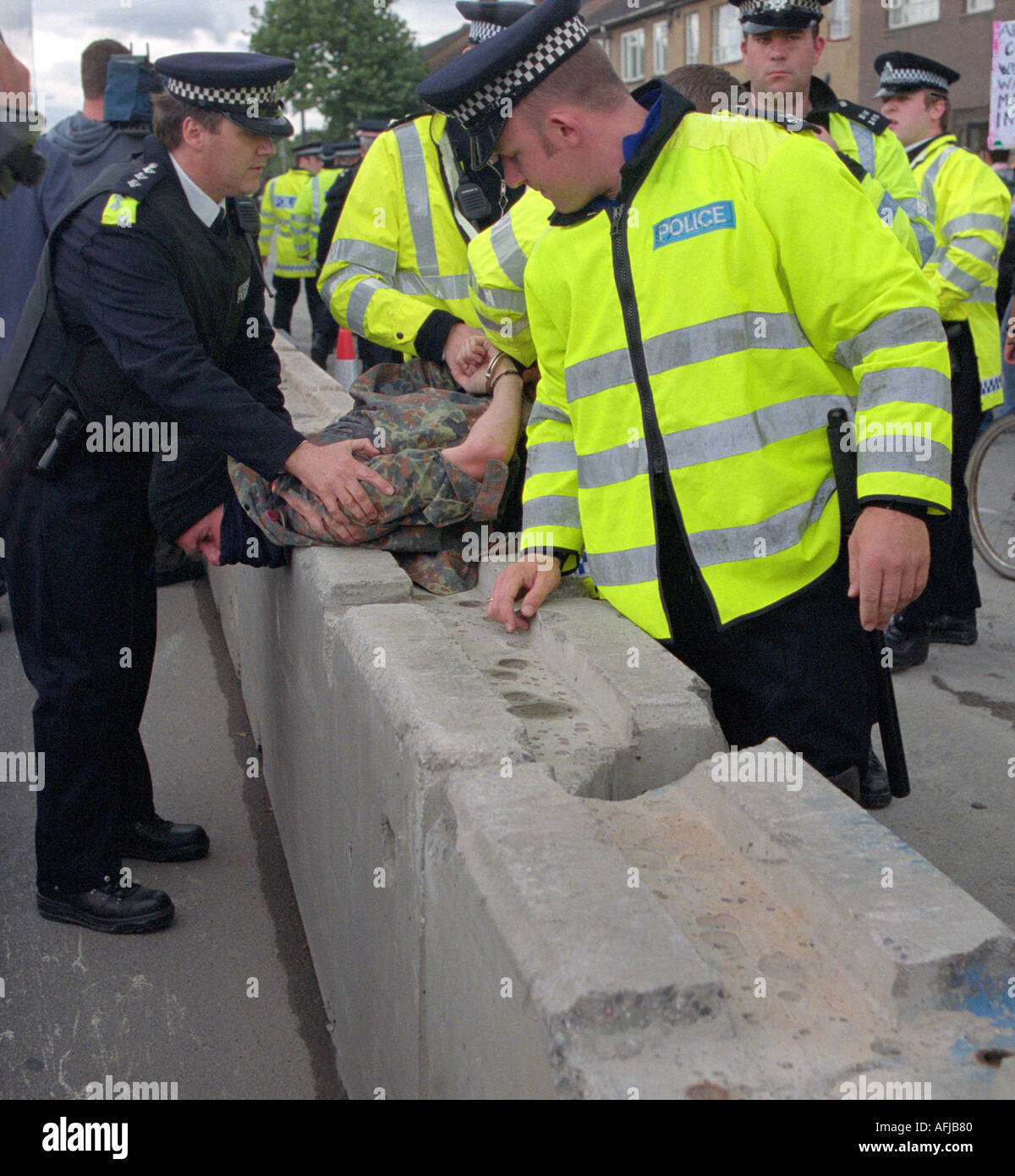 Arrest of a demonstrator hi-res stock photography and images - Alamy
