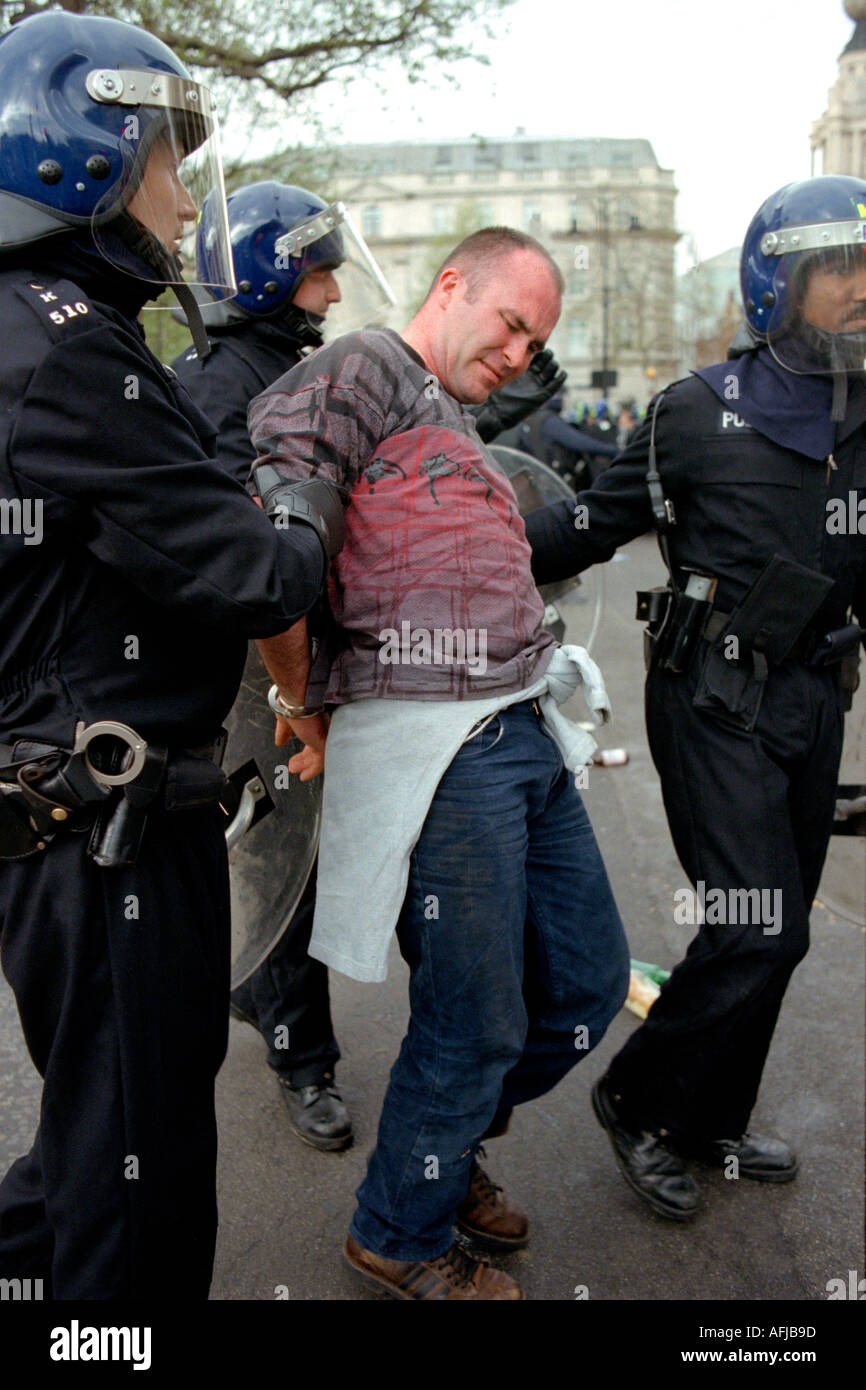 Male activist being arrested hi-res stock photography and images - Alamy