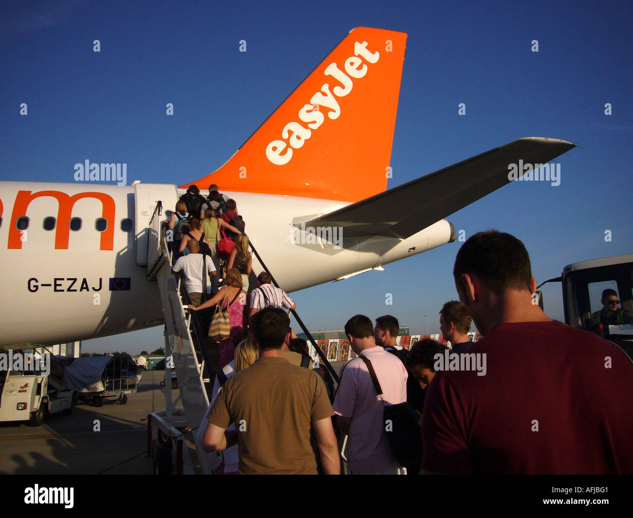 Flying with Easyjet Stock Photo - Alamy