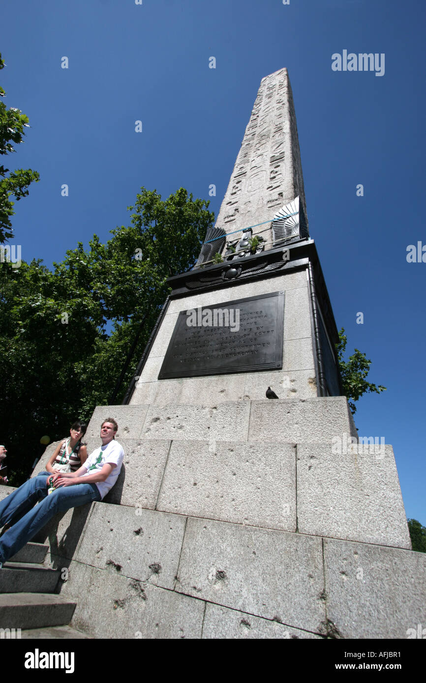 Cleopatras Needle an ancient 3500 year old Egyptian Obelisk in London ...