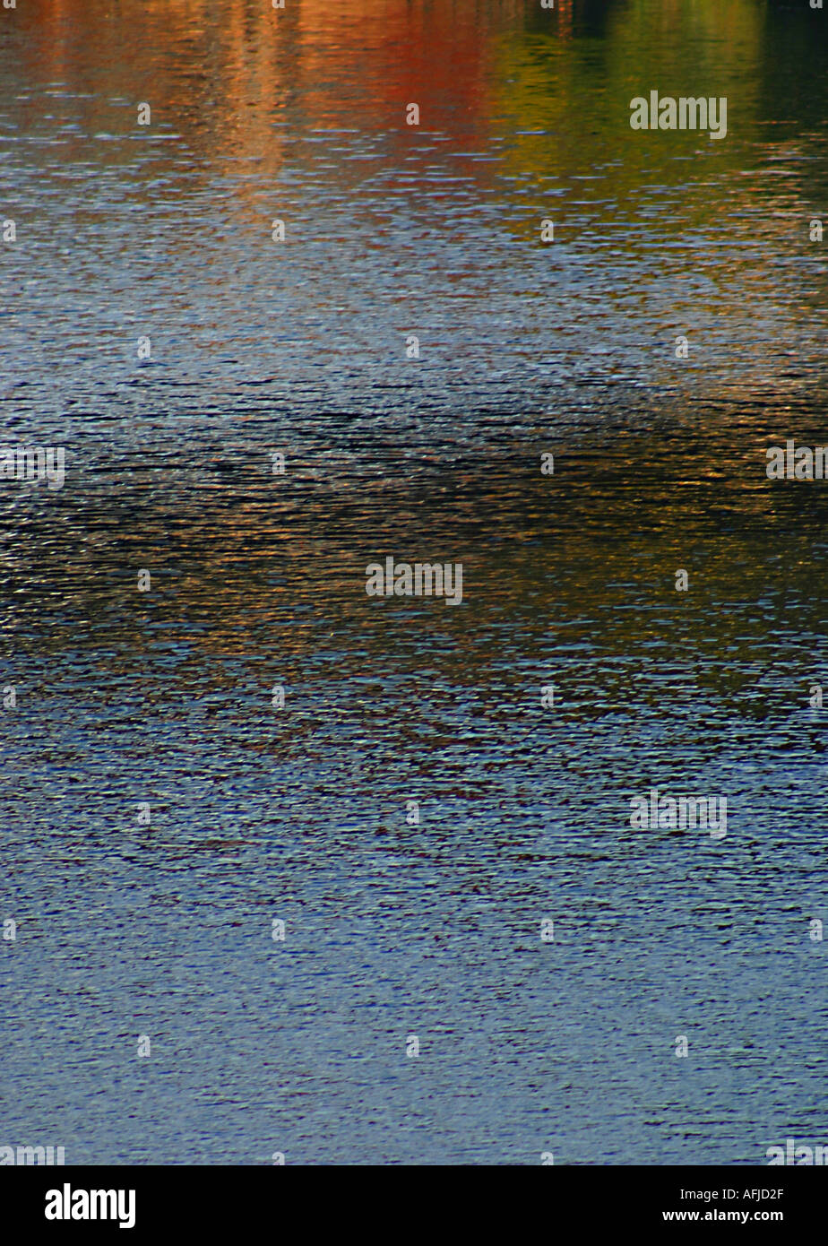 Reflections in the River Stock Photo - Alamy