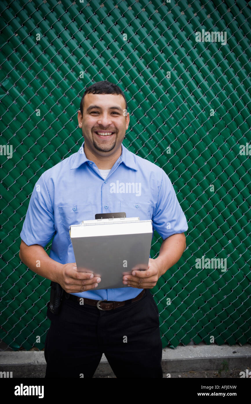 Cable man looking at camera Stock Photo - Alamy