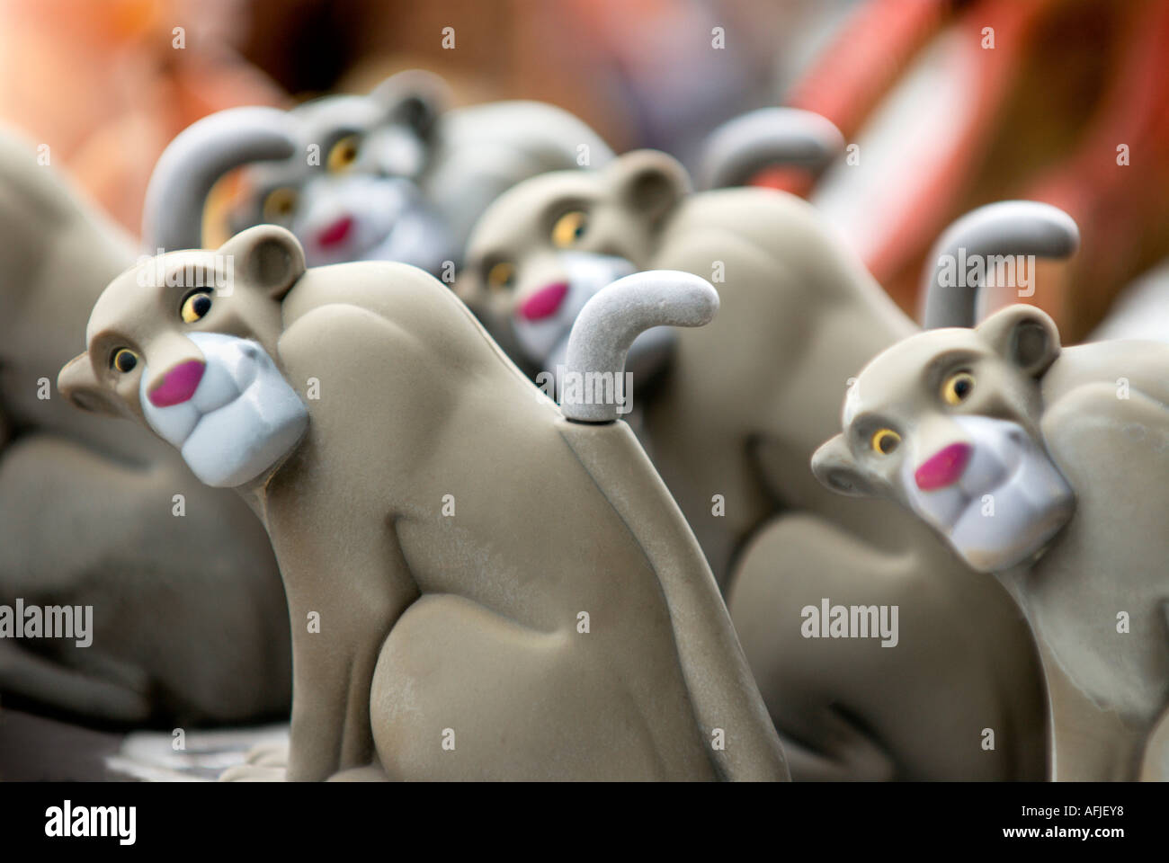group of toy plastic lions Stock Photo - Alamy