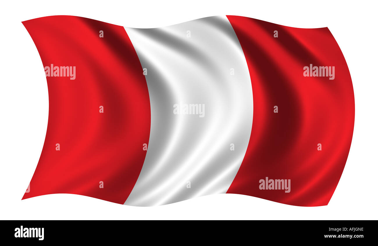 Peru flag hi-res stock photography and images - Alamy