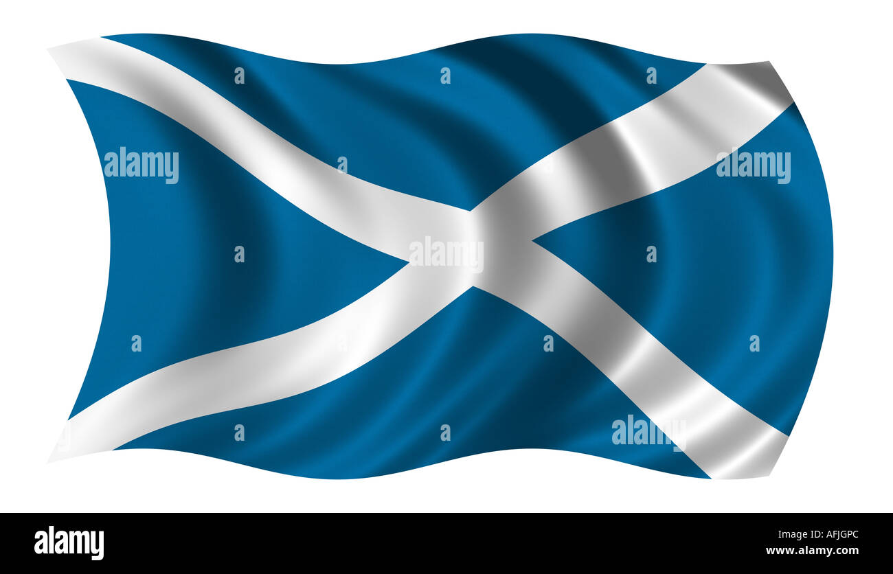Flag of Scotland Stock Photo - Alamy