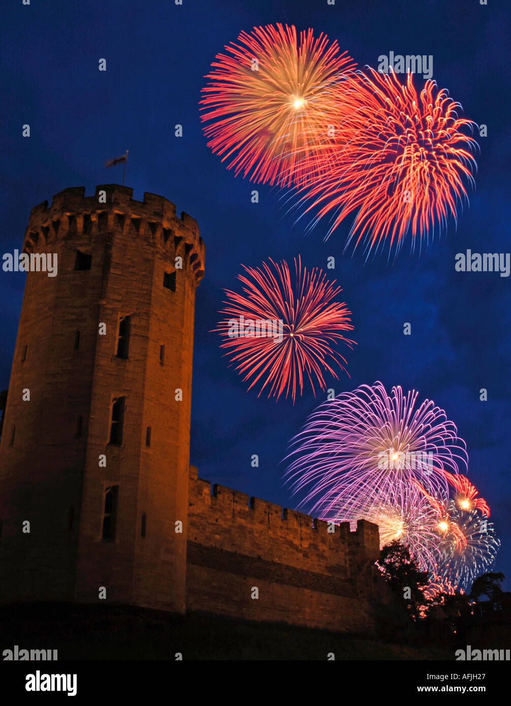 Warwick castle event hi-res stock photography and images - Alamy