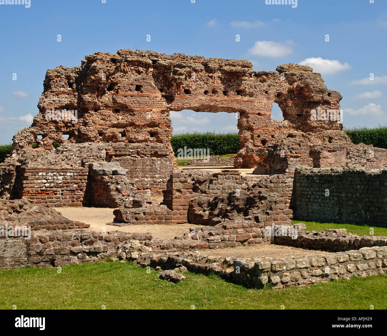 Gatehouse at Wroxeter Roman city VIROCONIUM CORNOVIORUM Shropshire ...