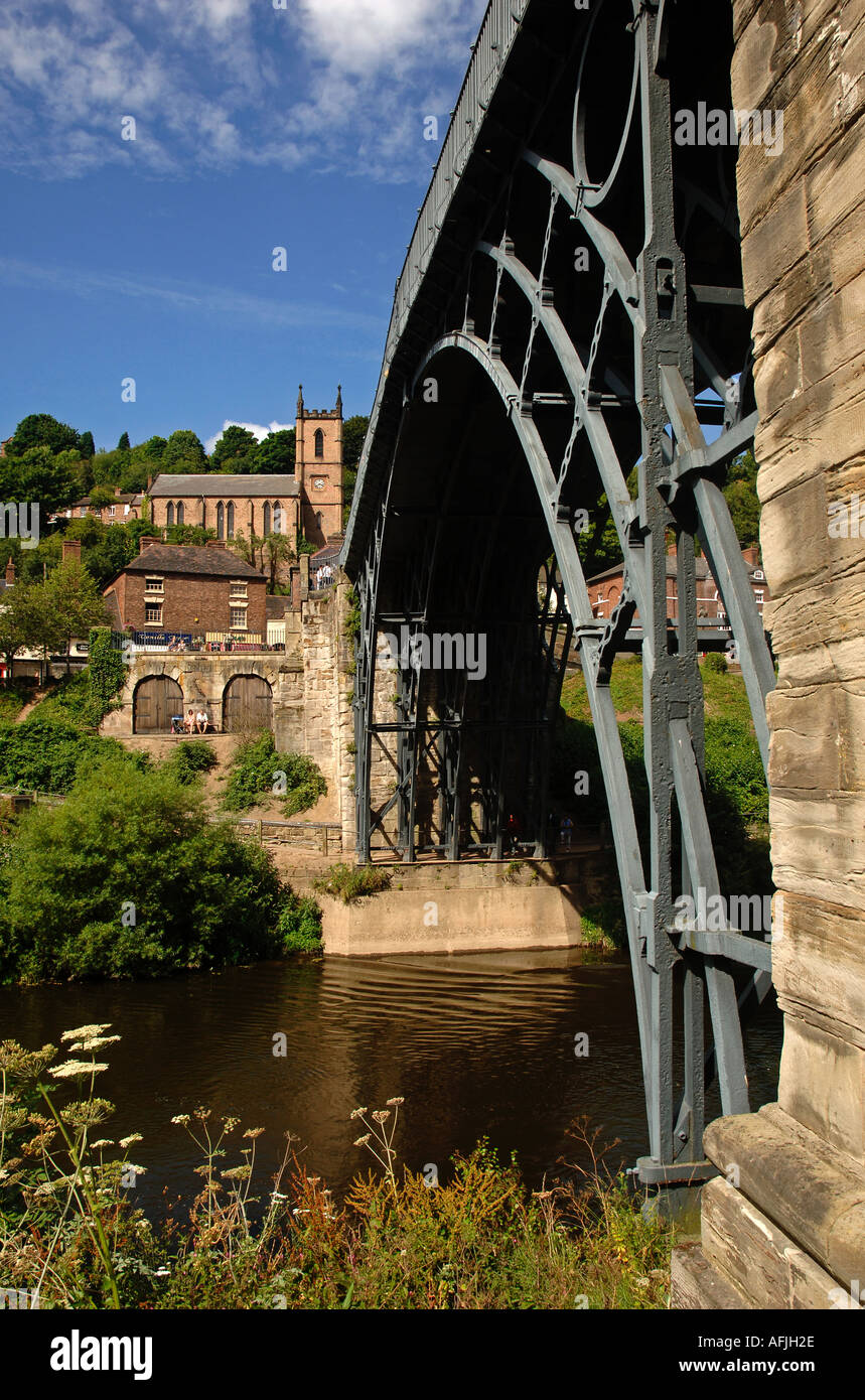 The Iron Bridge at Telford Shropshire England UK Stock Photo - Alamy