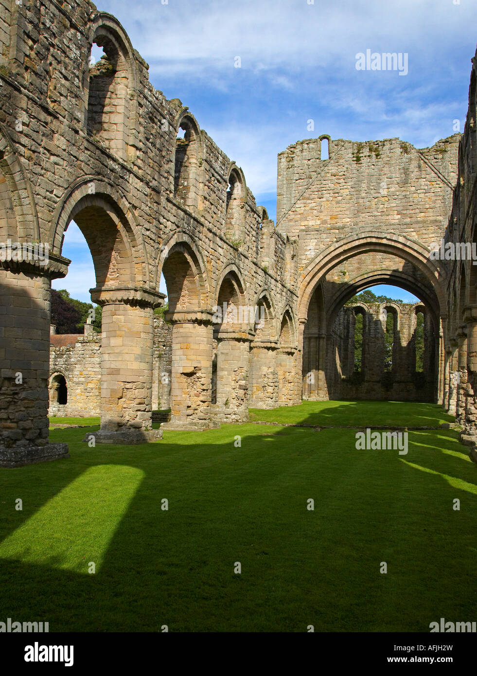 Abbey of st mary and st chad buildwas hi-res stock photography and ...