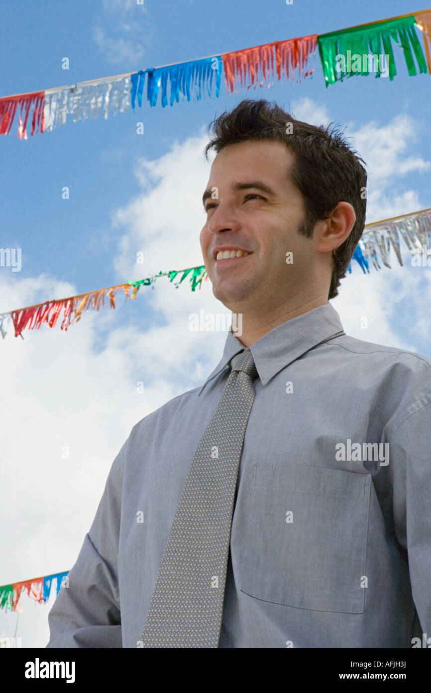 Portrait of a salesman Stock Photo - Alamy