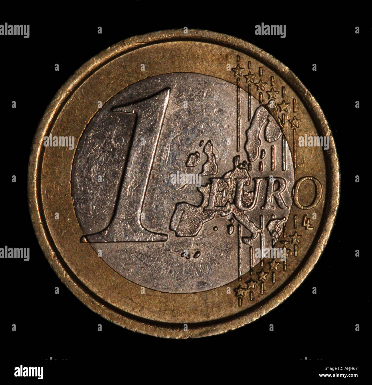 1 Euro Rear Stock Photo - Alamy