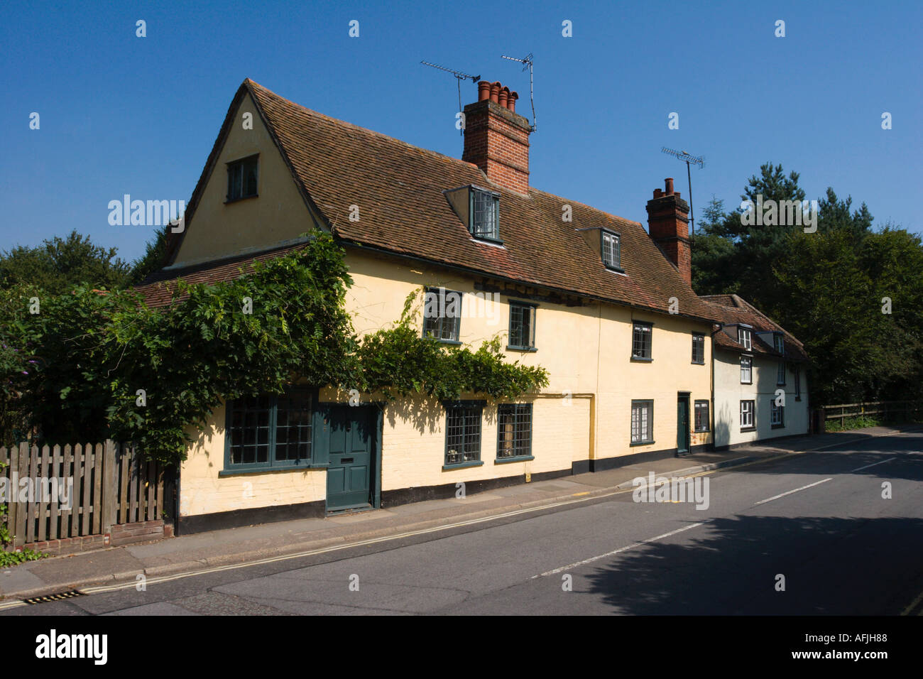 The historic village of Dedham in Essex England Stock Photo - Alamy