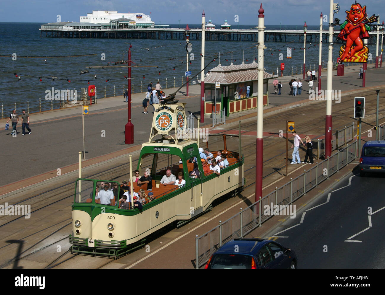 Open deck tram hi-res stock photography and images - Alamy