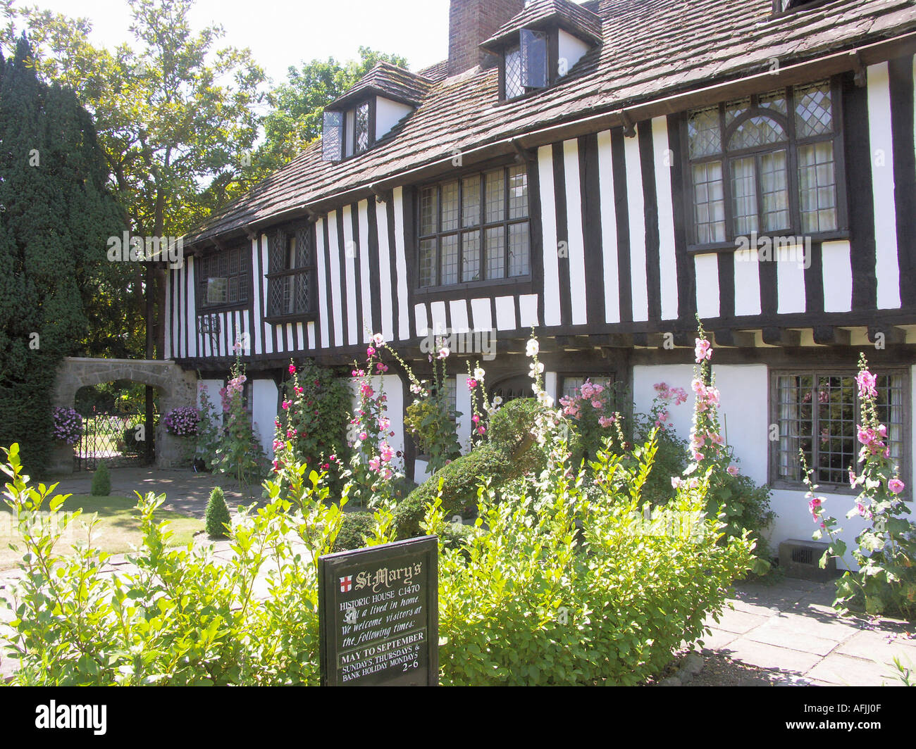 St Marys House Bramber West Sussex England Stock Photo - Alamy