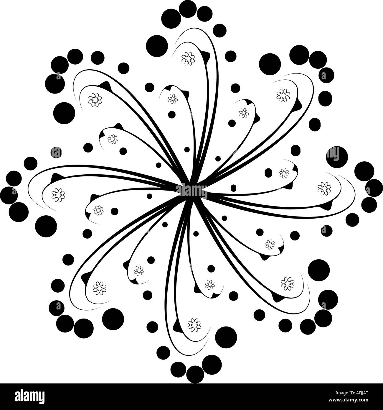 Illustration of an abstract gothic star in a tattoo style Stock Photo ...