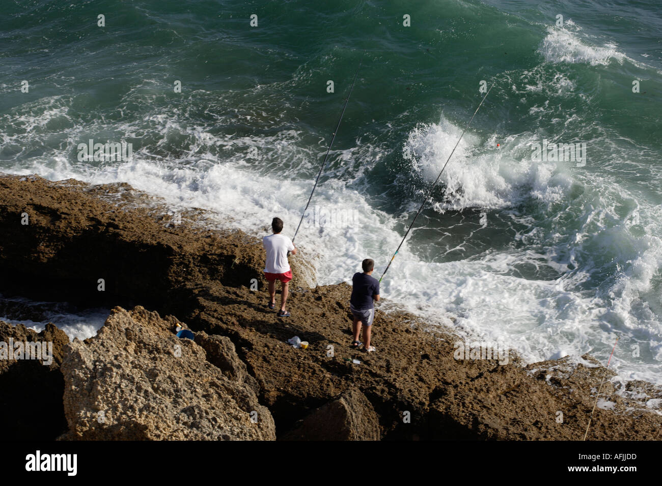 Stream fishing rocks hi-res stock photography and images - Alamy