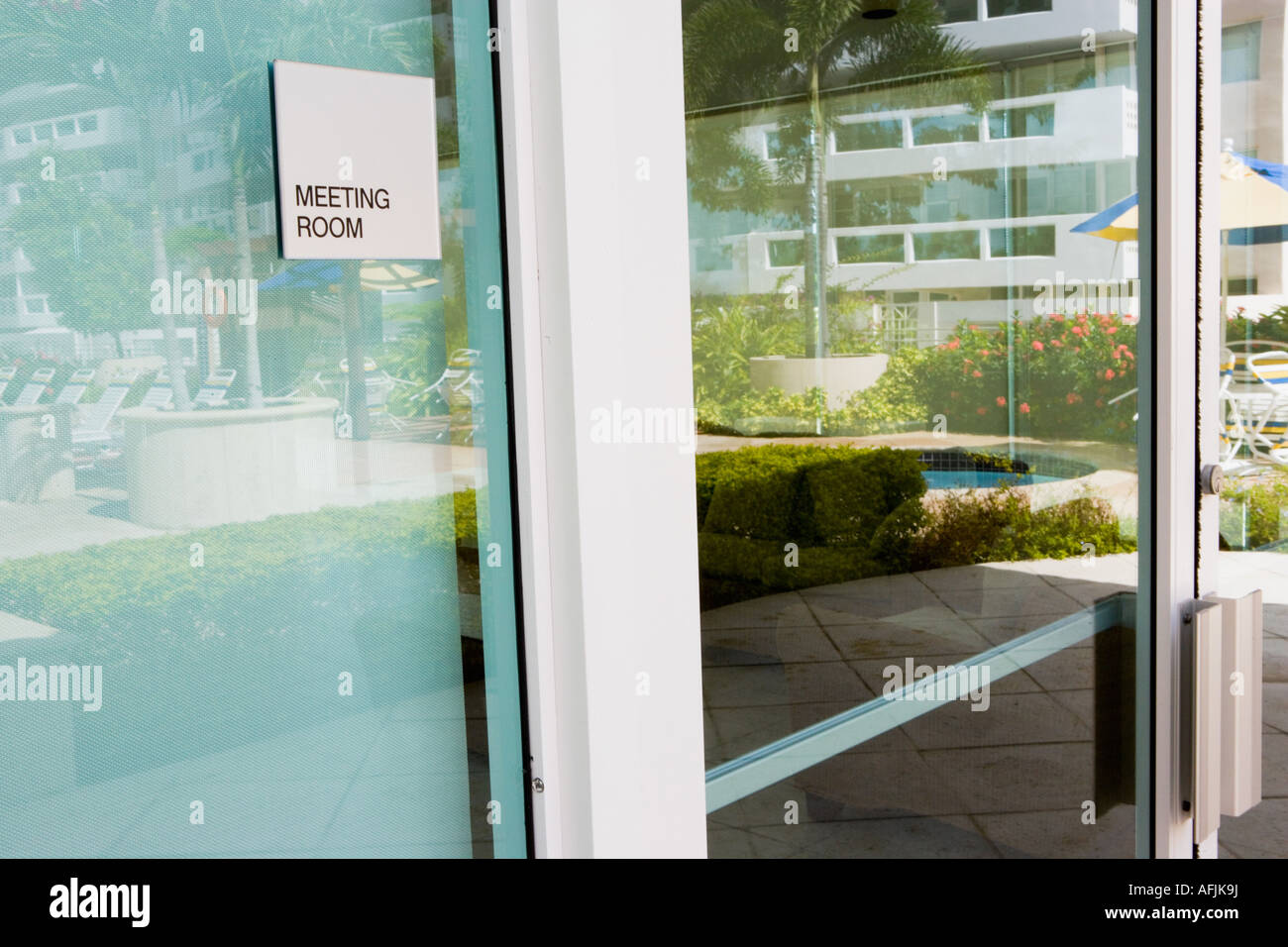 Front doors of meeting room Stock Photo - Alamy