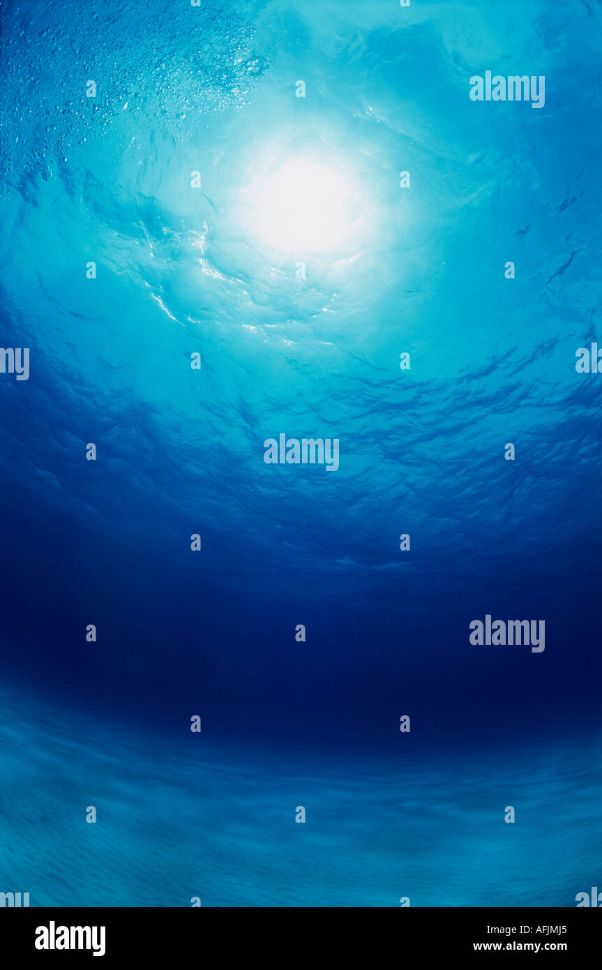 WATER SURFACE FROM UNDERWATER Stock Photo - Alamy