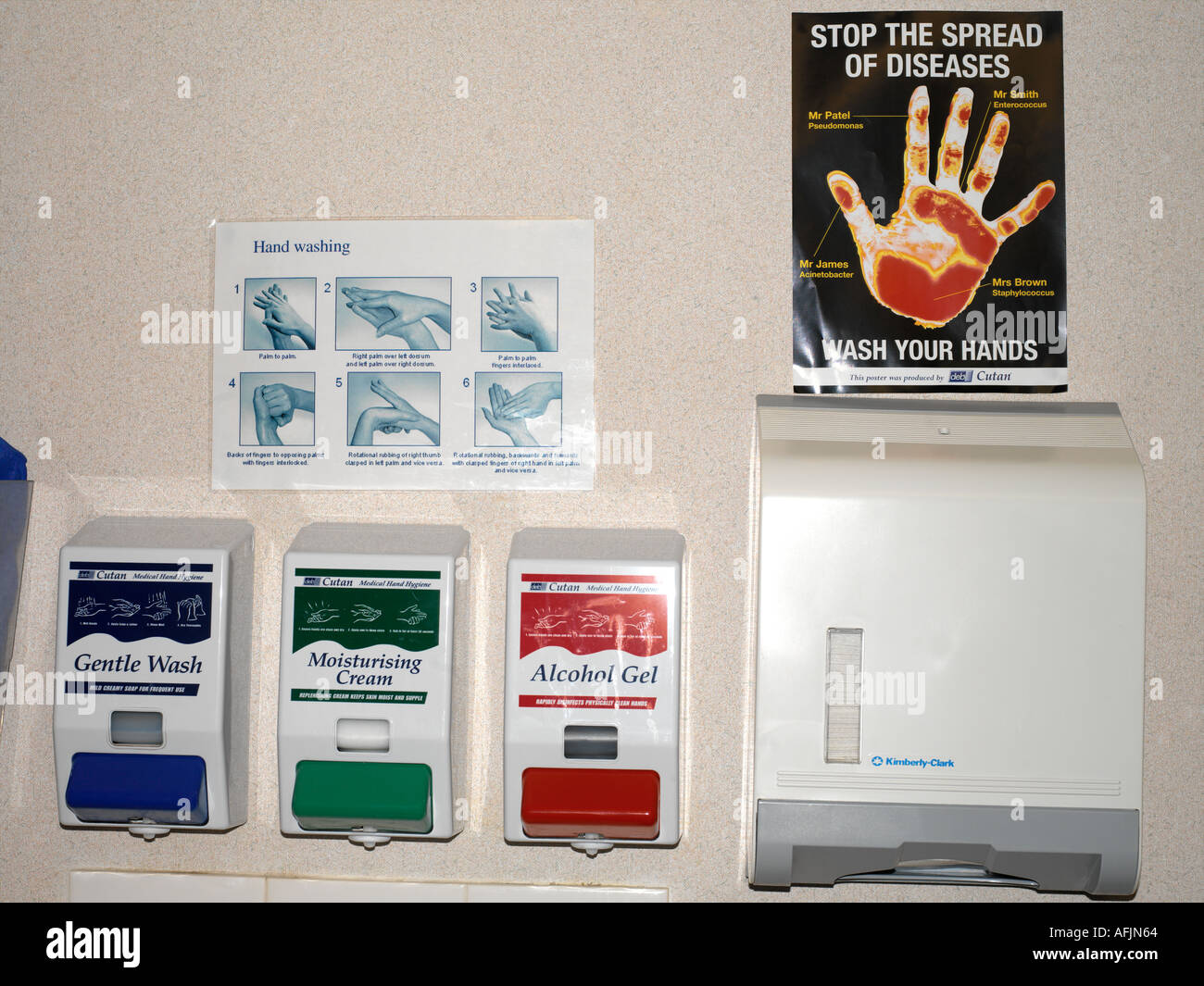 Outside Hospital Room Warning Sign Soaps in England Stock Photo - Alamy