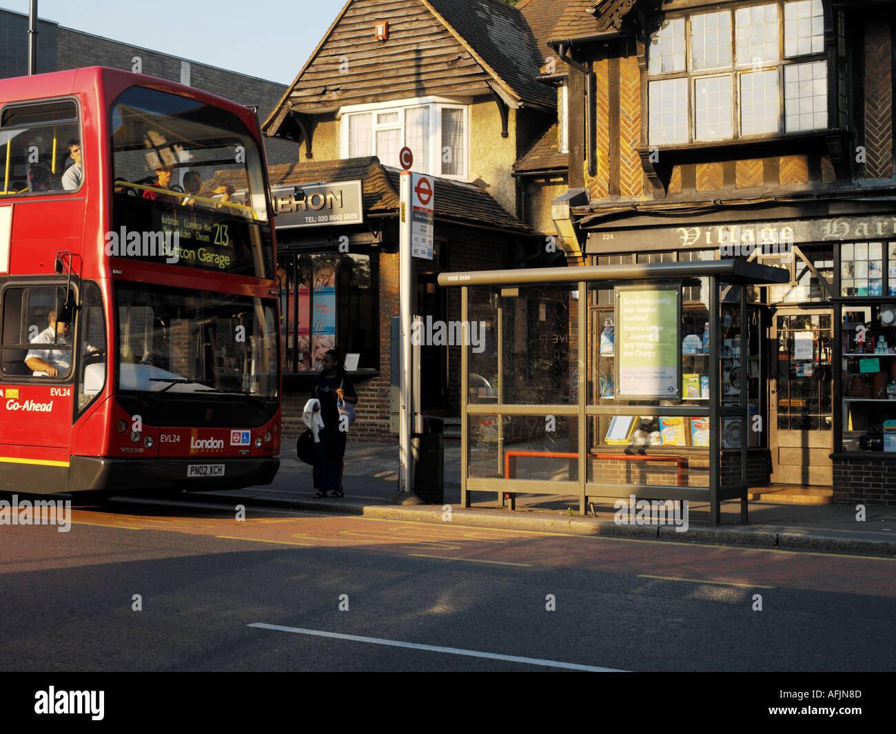 Passenger boarding bus stop hi-res stock photography and images - Alamy