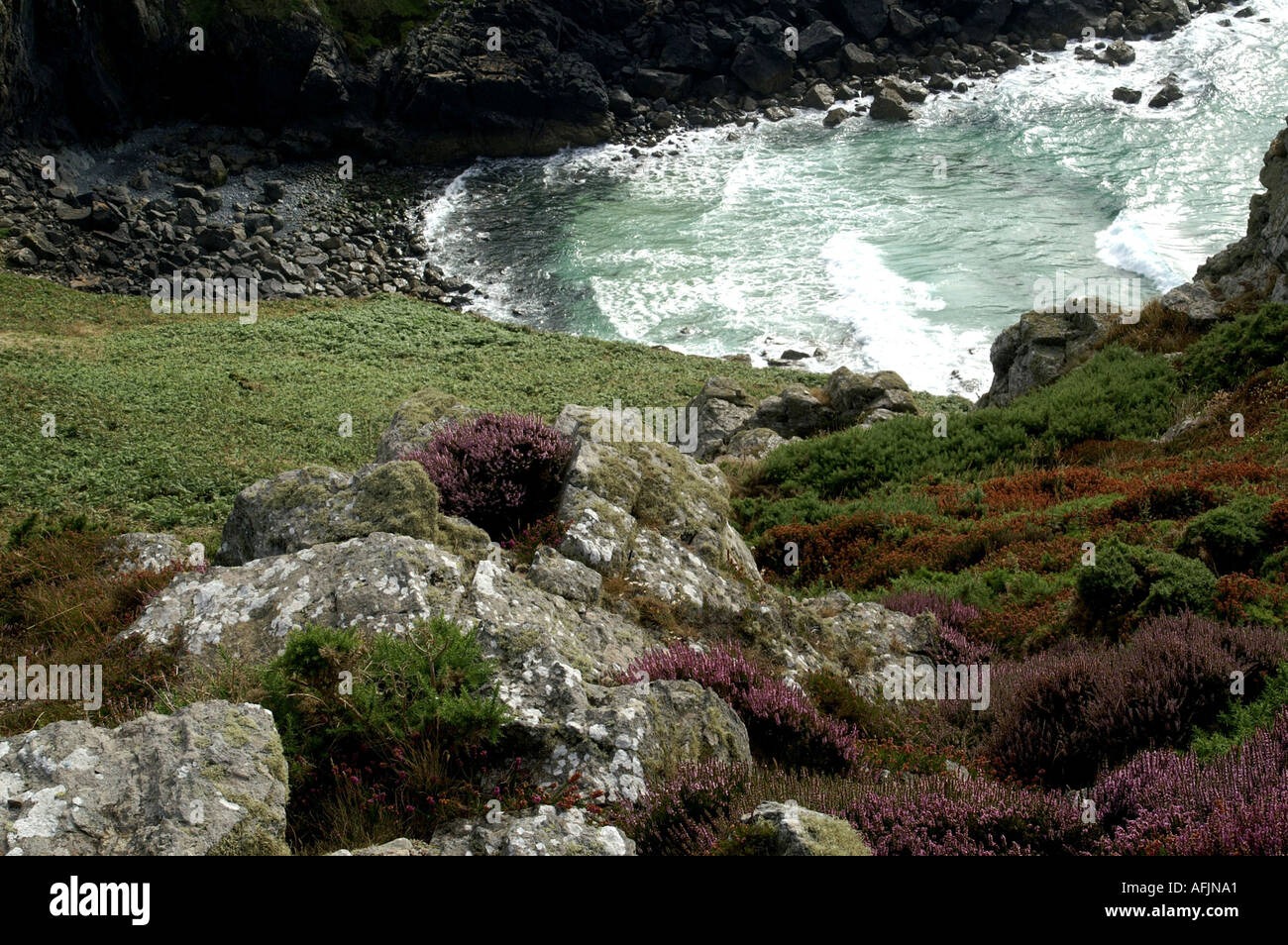 Coastline between Zennor head porthzennor cove and Mussel point Penwith ...