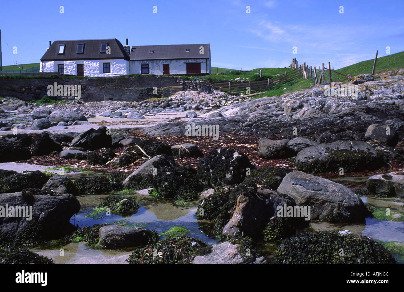 Many traditional houses on the Hebridean island of Tiree have been ...