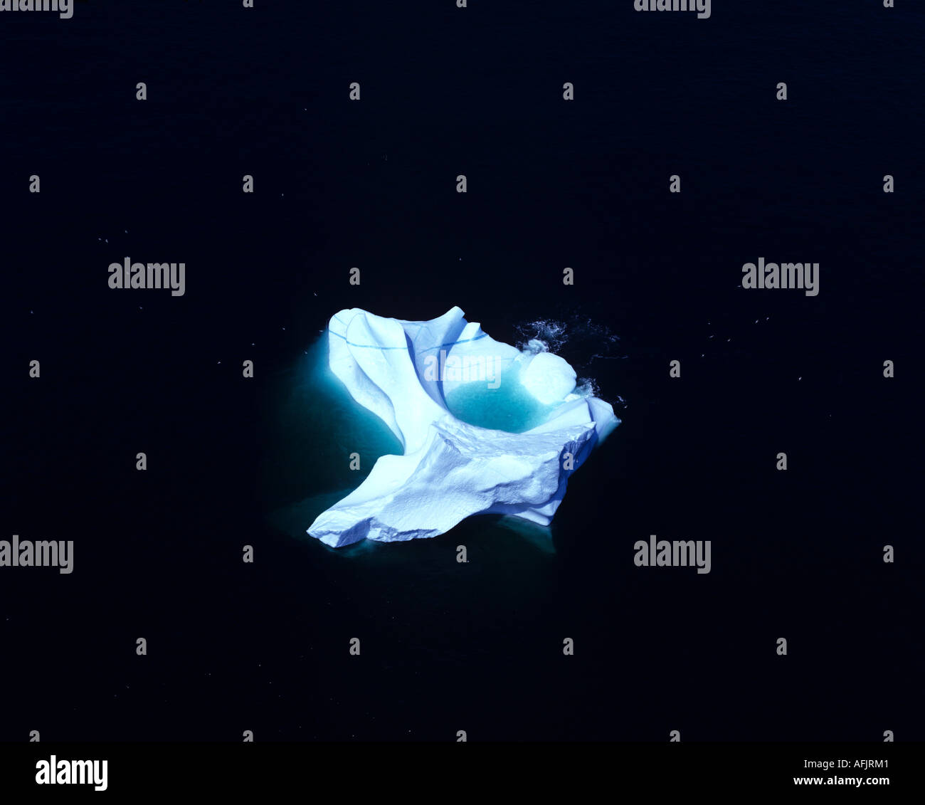 AERIAL SHOT OF ICEBERG AND BIRDS ARCTIC Stock Photo - Alamy