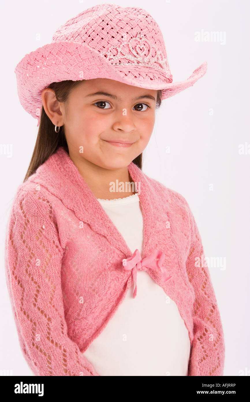 Girls pink cowboy hat hi-res stock photography and images - Alamy
