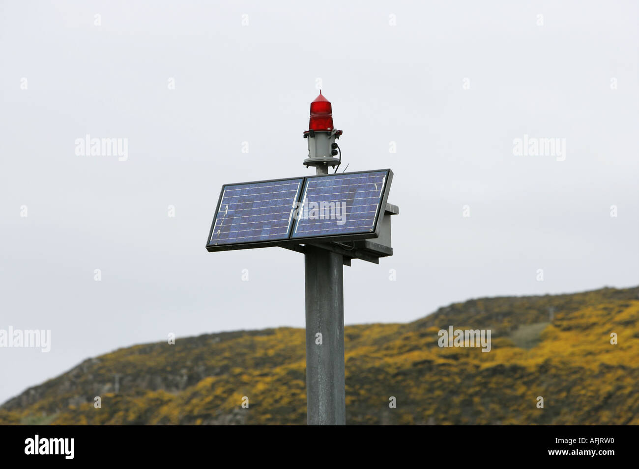 solar powered harbour light rathlin harbor rathlin island northern ...