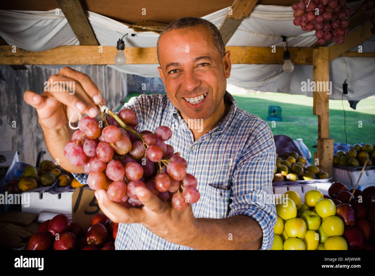 Mature man holding granny smith hi-res stock photography and images - Alamy