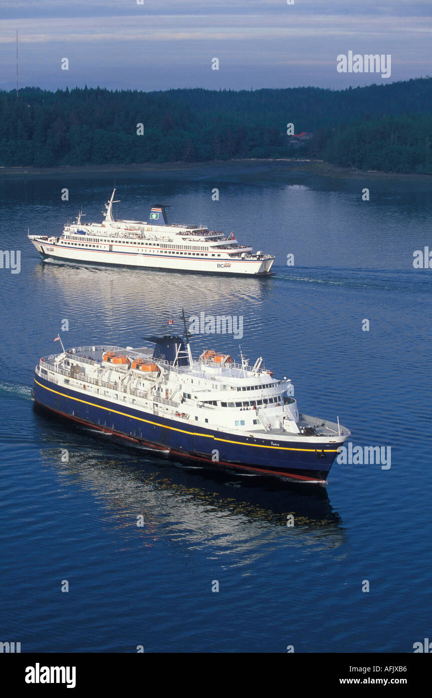 Aerial canada inside passage ferry hi-res stock photography and images ...