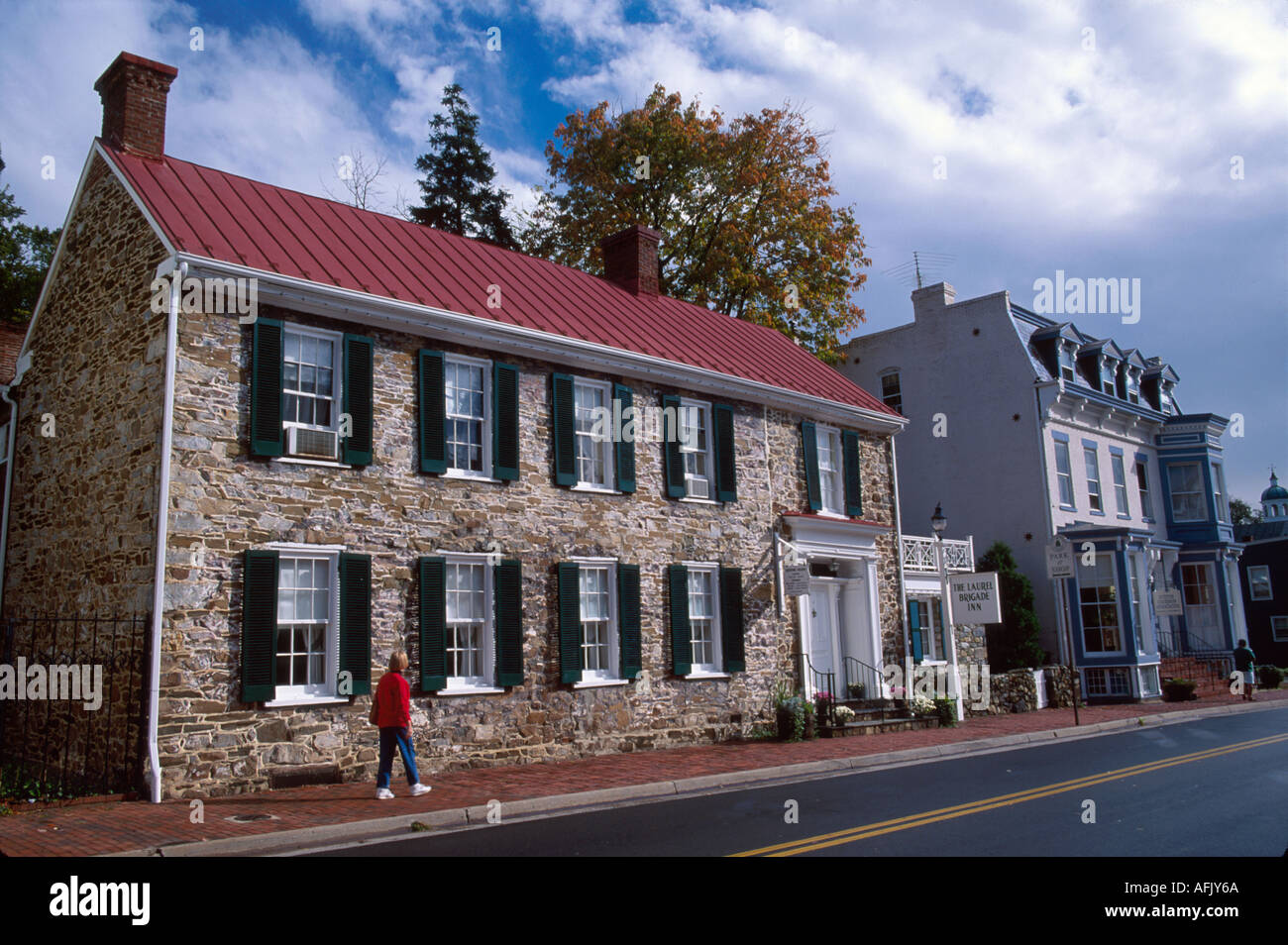 Leesburg Virginia,Loudoun County,Market Street colonial era buildings ...