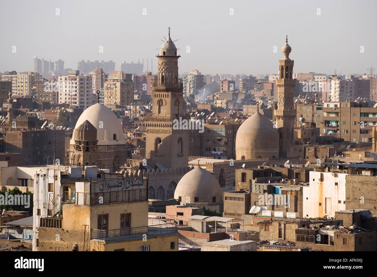Cairo rooftops hi-res stock photography and images - Alamy