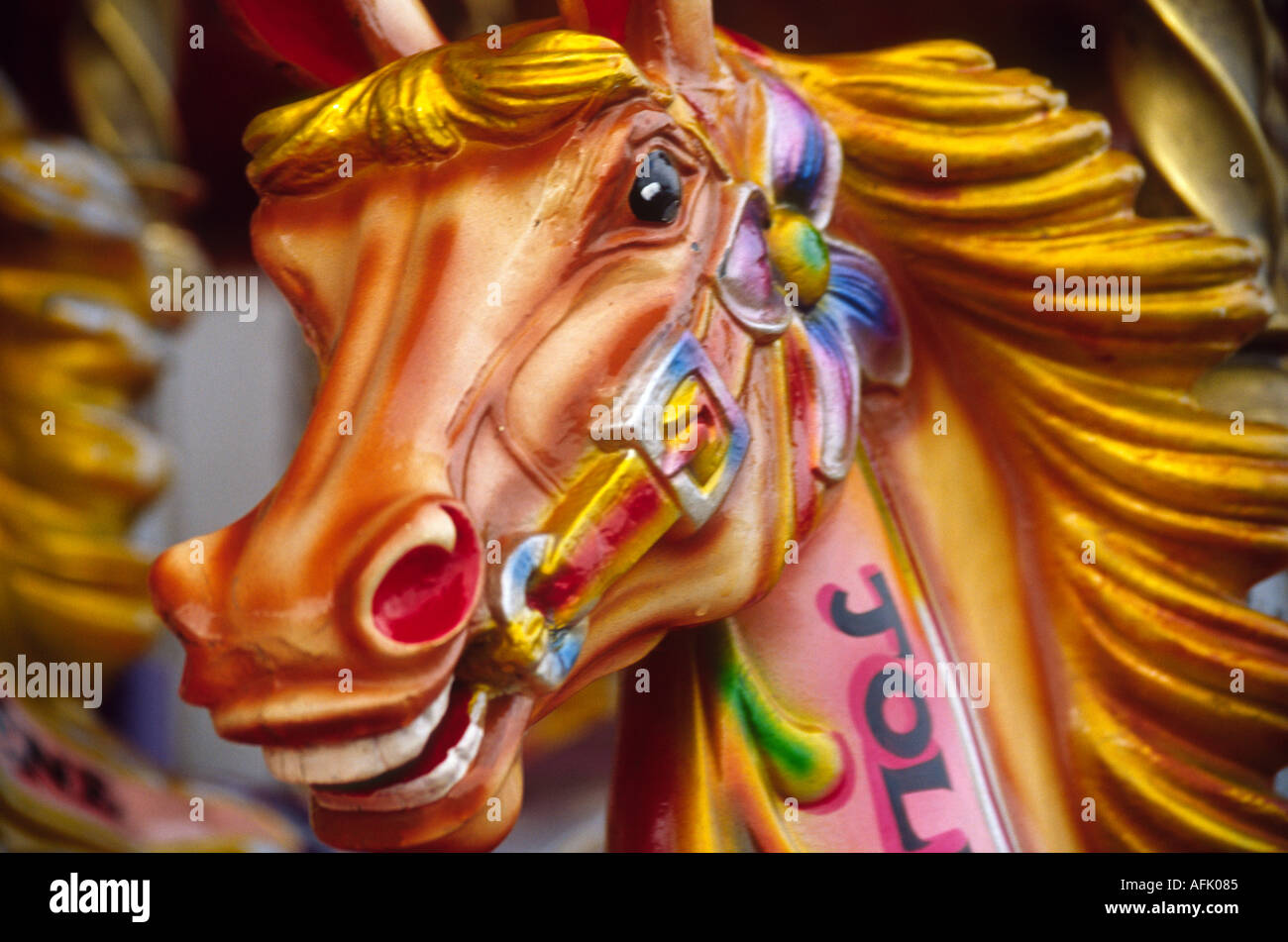 Fairground horse ride hi-res stock photography and images - Alamy
