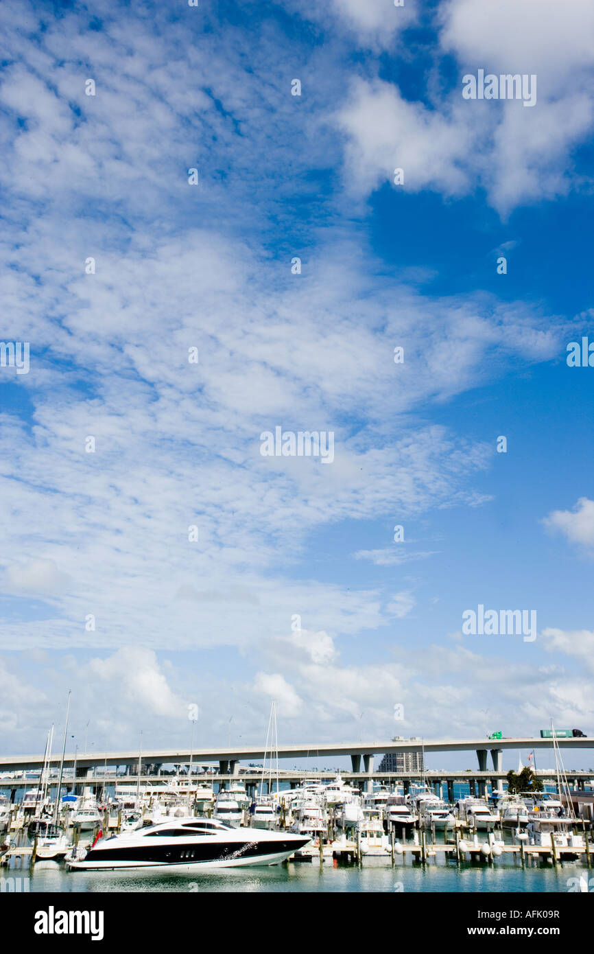 Bayfront Harbor in Miami, Florida, USA Stock Photo - Alamy