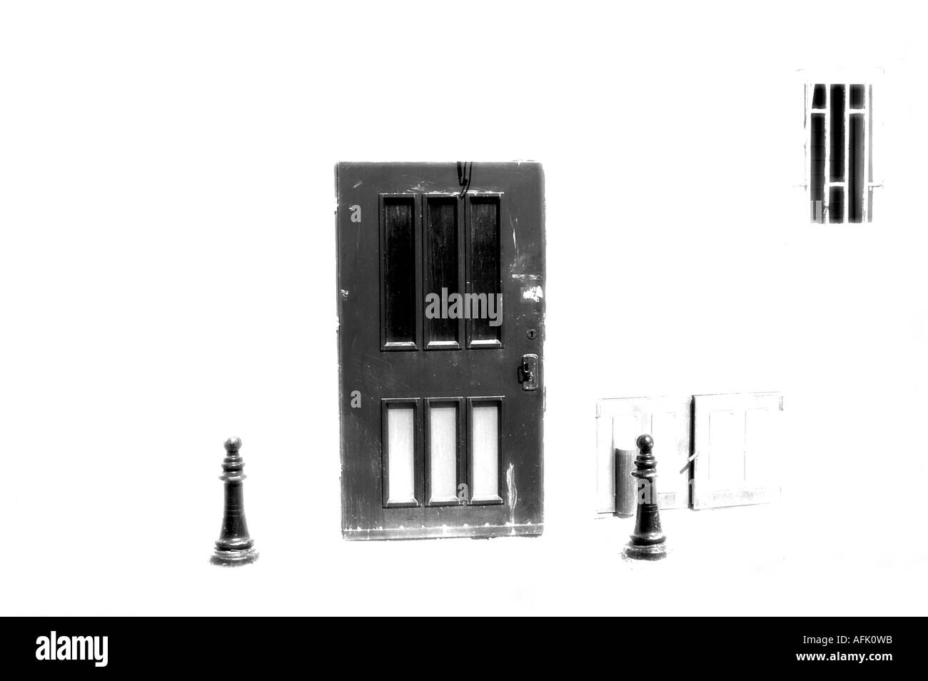 Wooden door and light Cut Out Stock Images & Pictures - Alamy