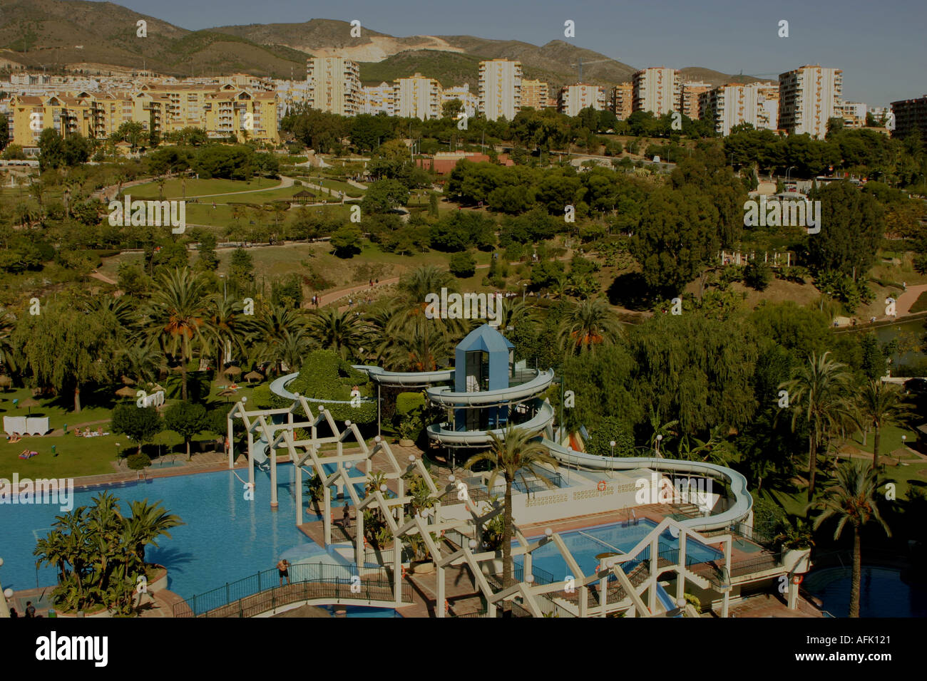 benal beach apartments benalmadena costa del sol spain Stock Photo - Alamy