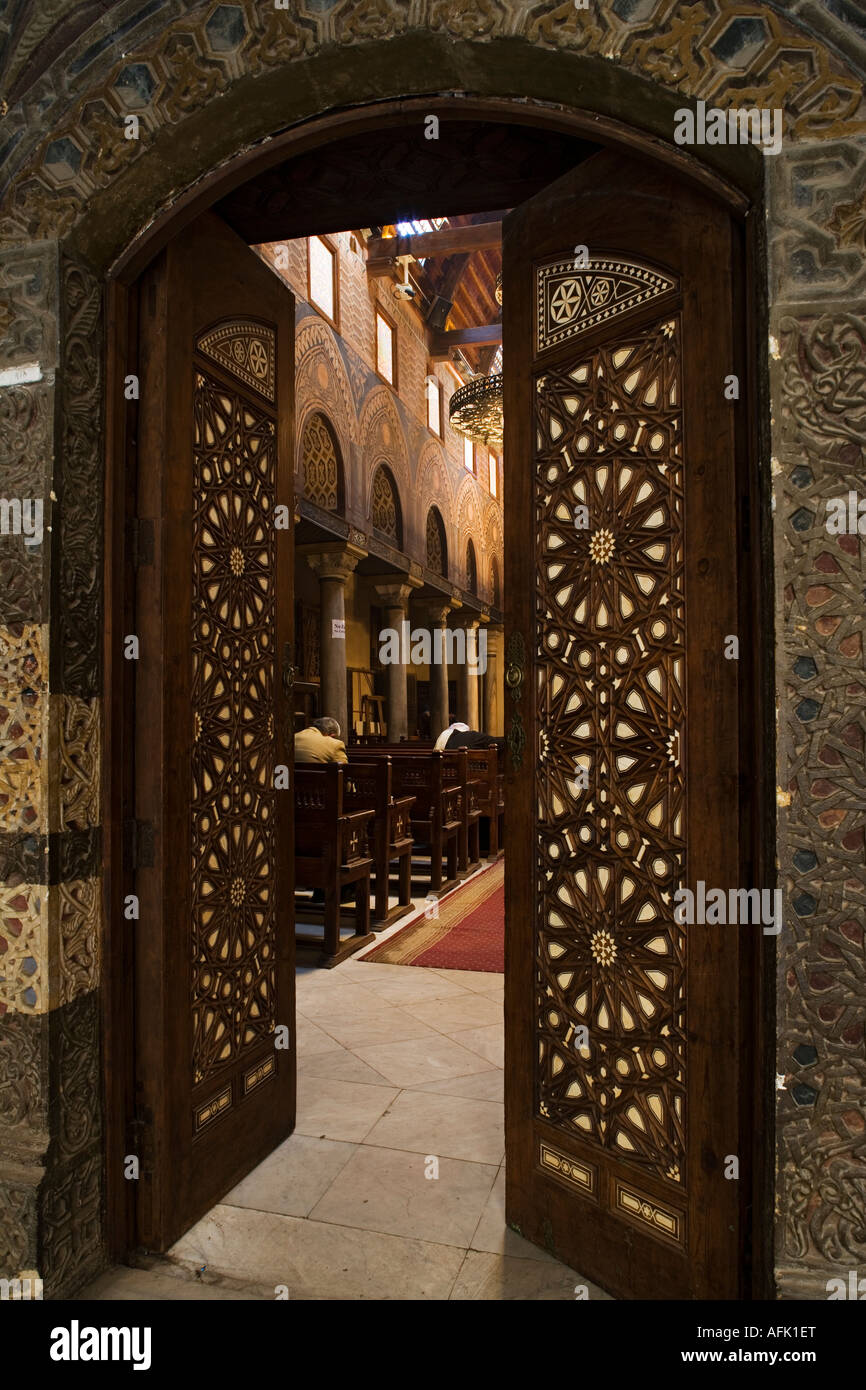 Coptic church cairo interior hi-res stock photography and images - Alamy