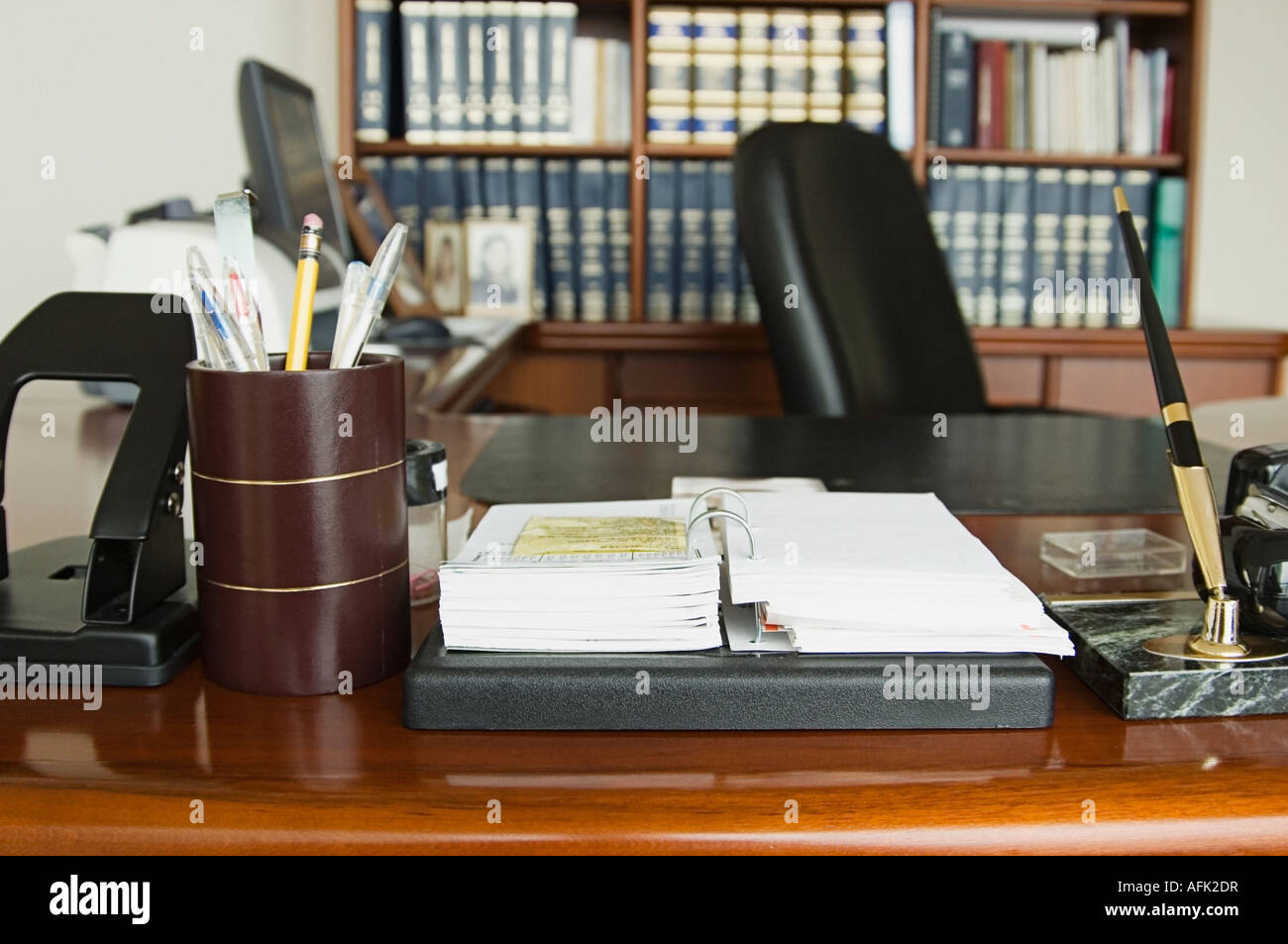 Office desk scene Stock Photo - Alamy