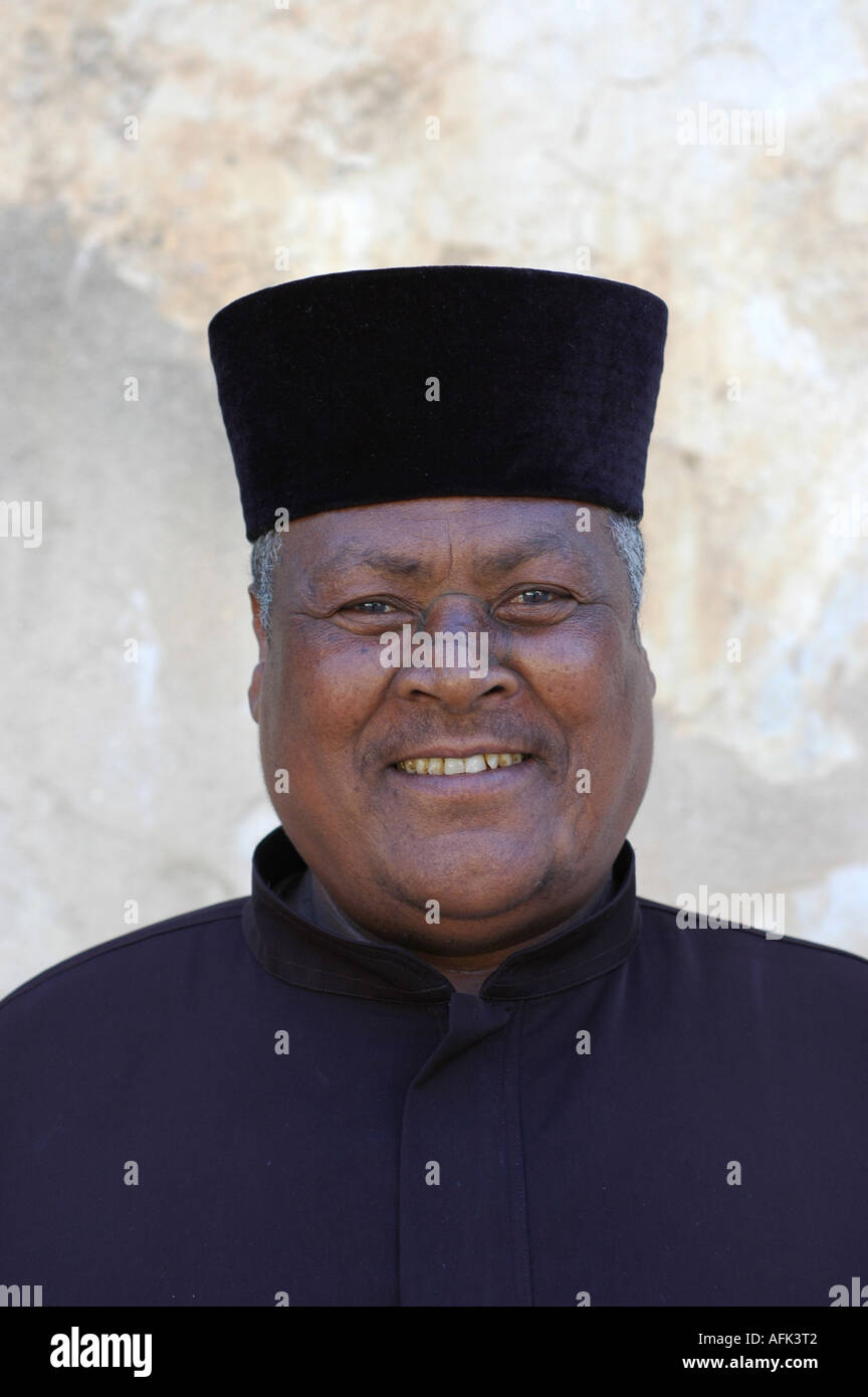 A monk in Jerusalem Stock Photo - Alamy