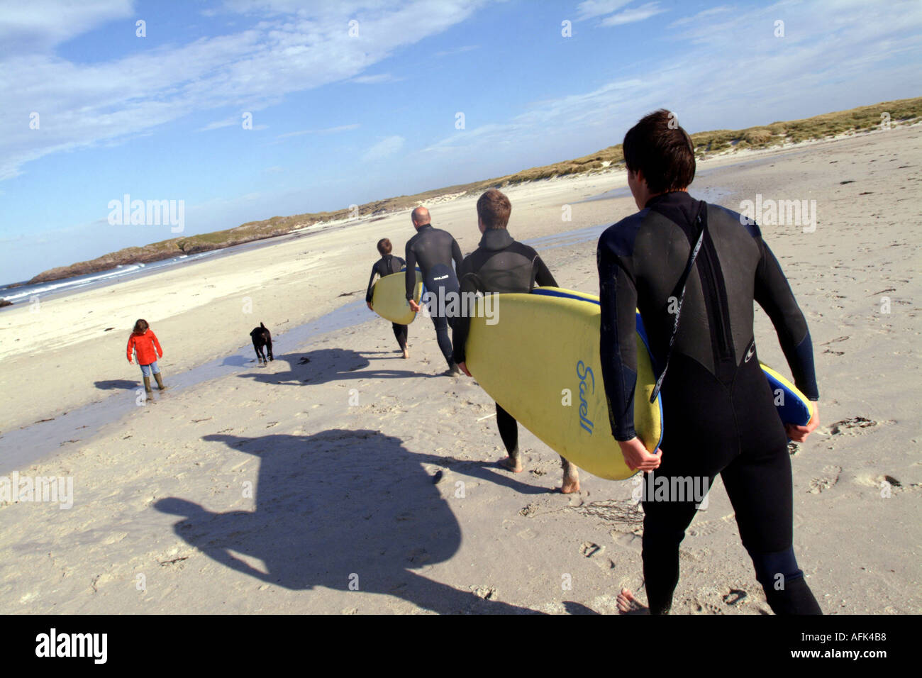Tiree hebrides surfing hi-res stock photography and images - Alamy