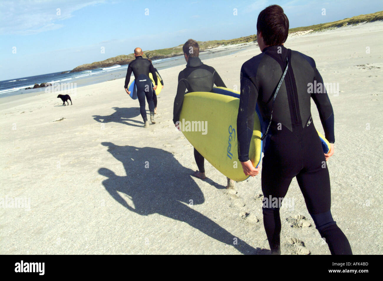 Tiree hebrides surfing hi-res stock photography and images - Alamy