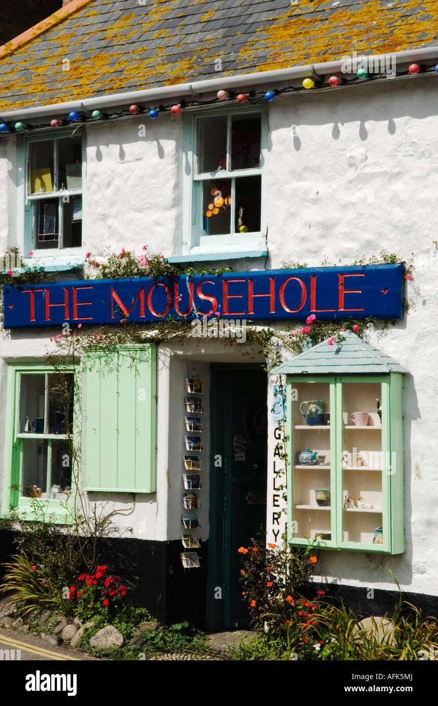 A crafts shop sells curios to tourists at the old fishing village of ...