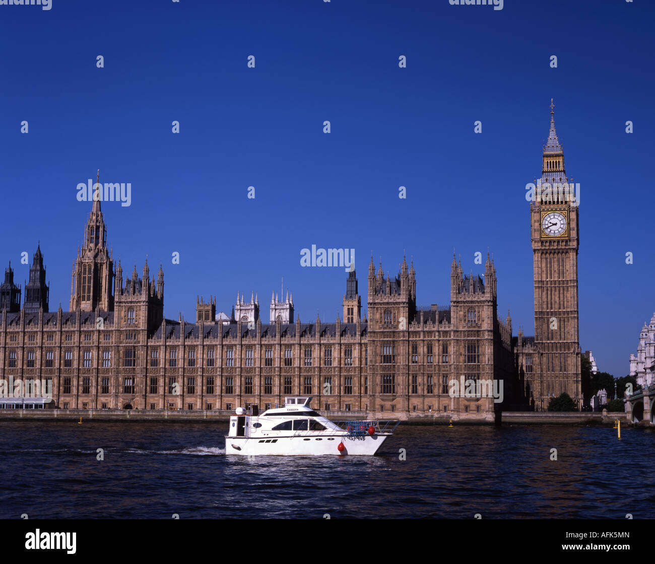 Big Ben, Clock Tower, Palace of Westminster by the Thames River ...