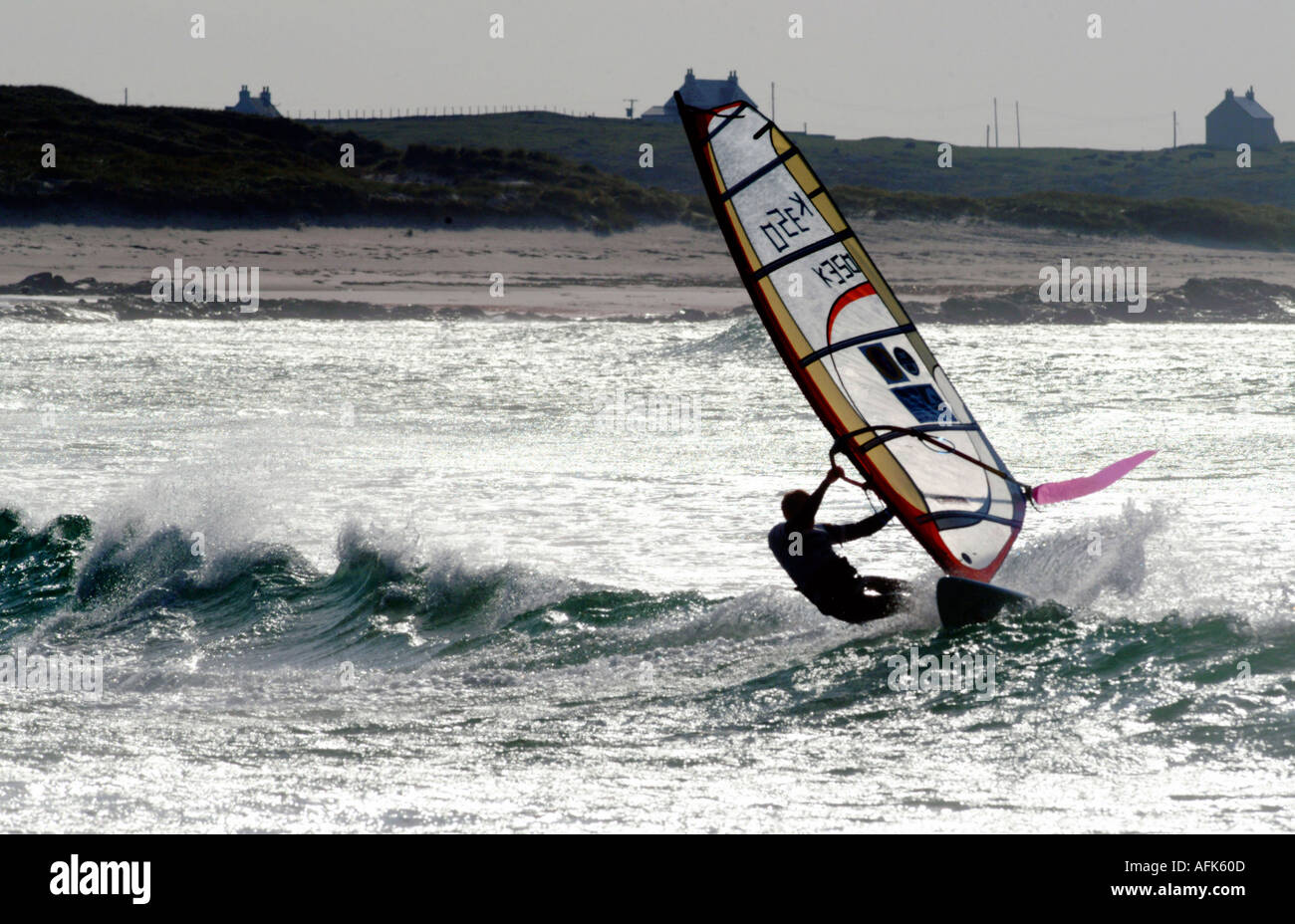 Tiree hebrides surfing hi-res stock photography and images - Alamy