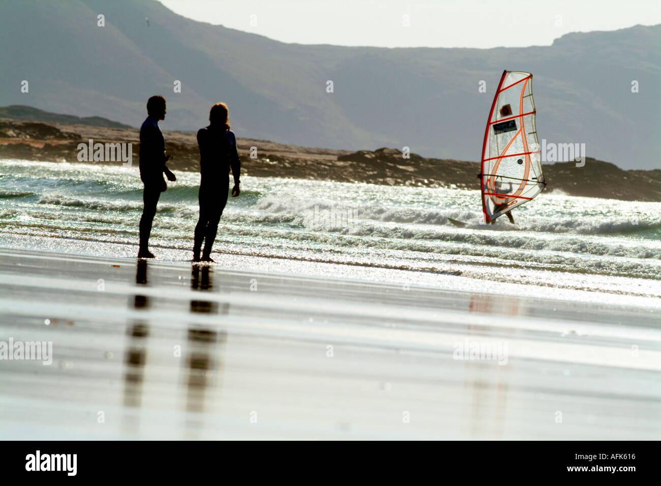 Tiree hebrides surfing hi-res stock photography and images - Alamy