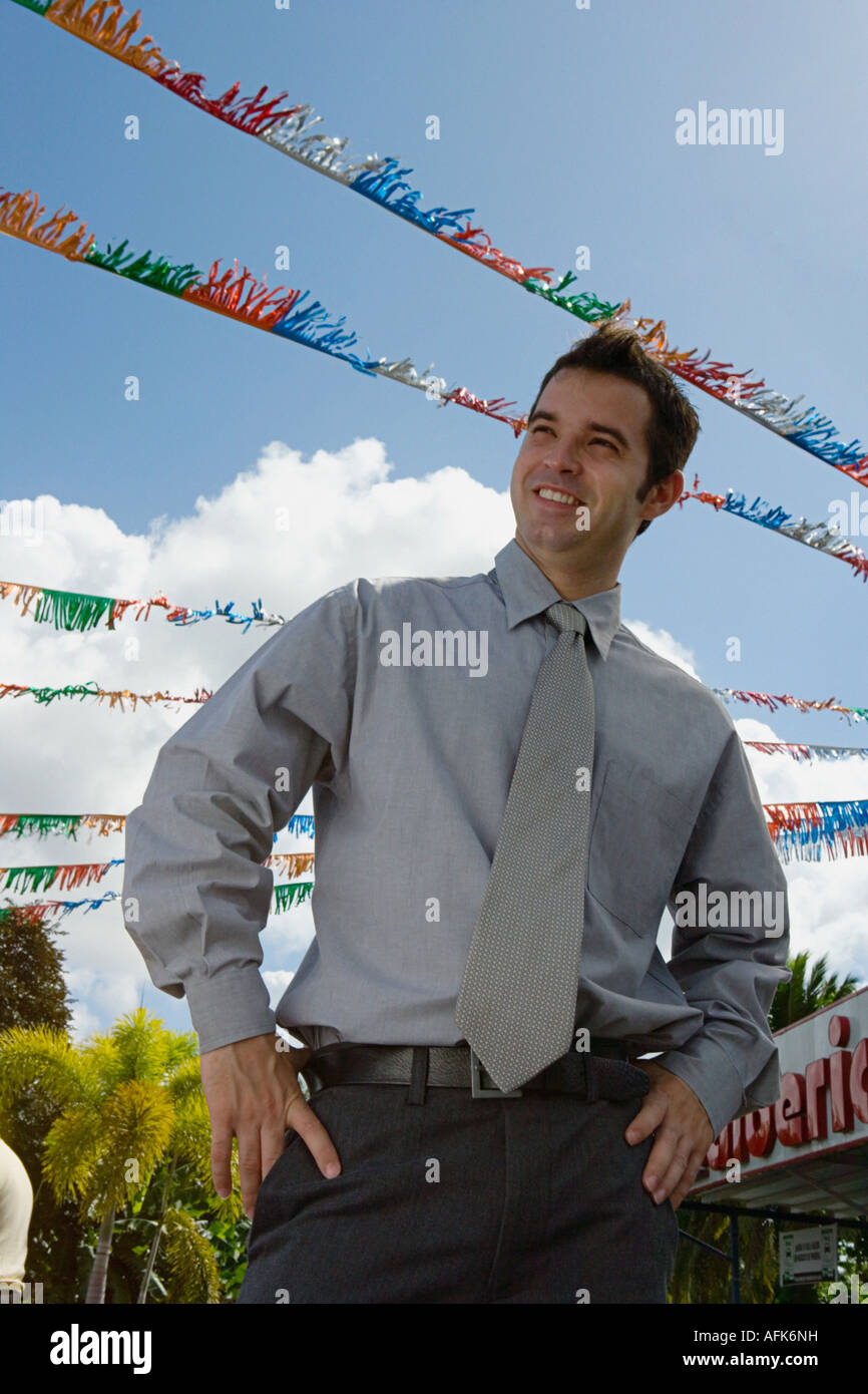 Portrait of a salesman Stock Photo - Alamy